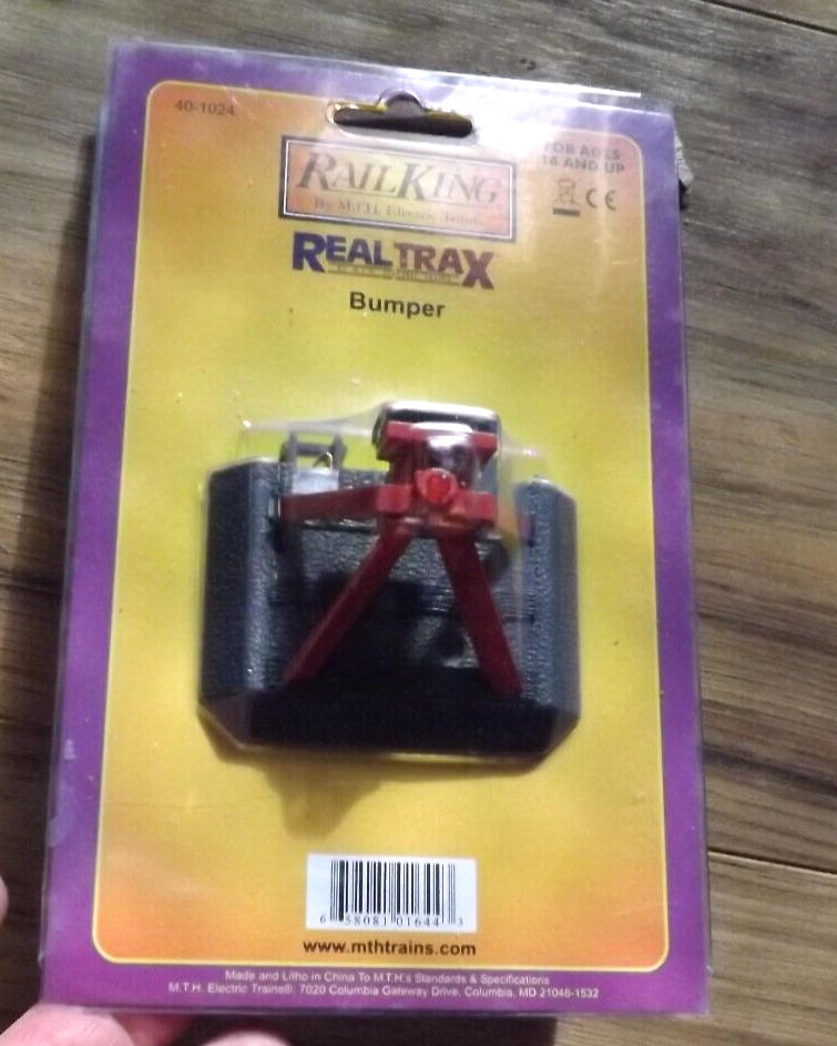 Mth Realtrax Lighted Bumper Track 40-1024 | eBay