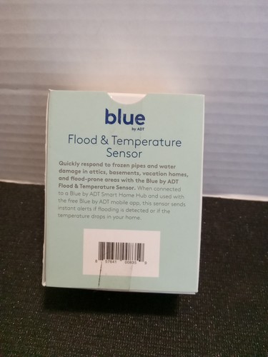 New Flood & Temperature Sensor Blue by ADT SSW1R0-29 Use w ADT Smart ...