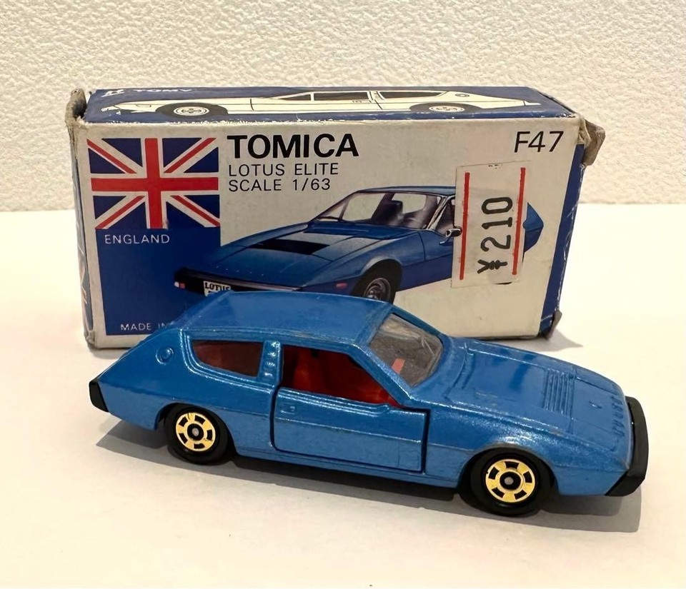 Tomica F47 Lotus Elite Blue Box Foreign Car Series Used Condition ...