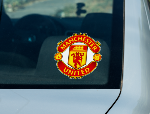 Vinyl Decal / Sticker Manchester united Soccer, car, truck, windows ...