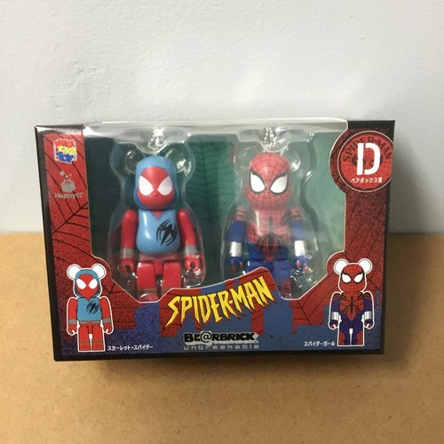 Marvel Bearbrick Spider-Man "Scarlet Spider & Spider-Man" D 100% 2pk ...