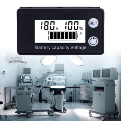 LCD Display Car Battery Charge Level Indicator Acid Digital Voltmeter ...