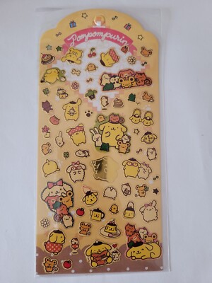 PomPom Purin Sticker Sheet Cute Kawaii Deco Card Scrapbooking Planners ...