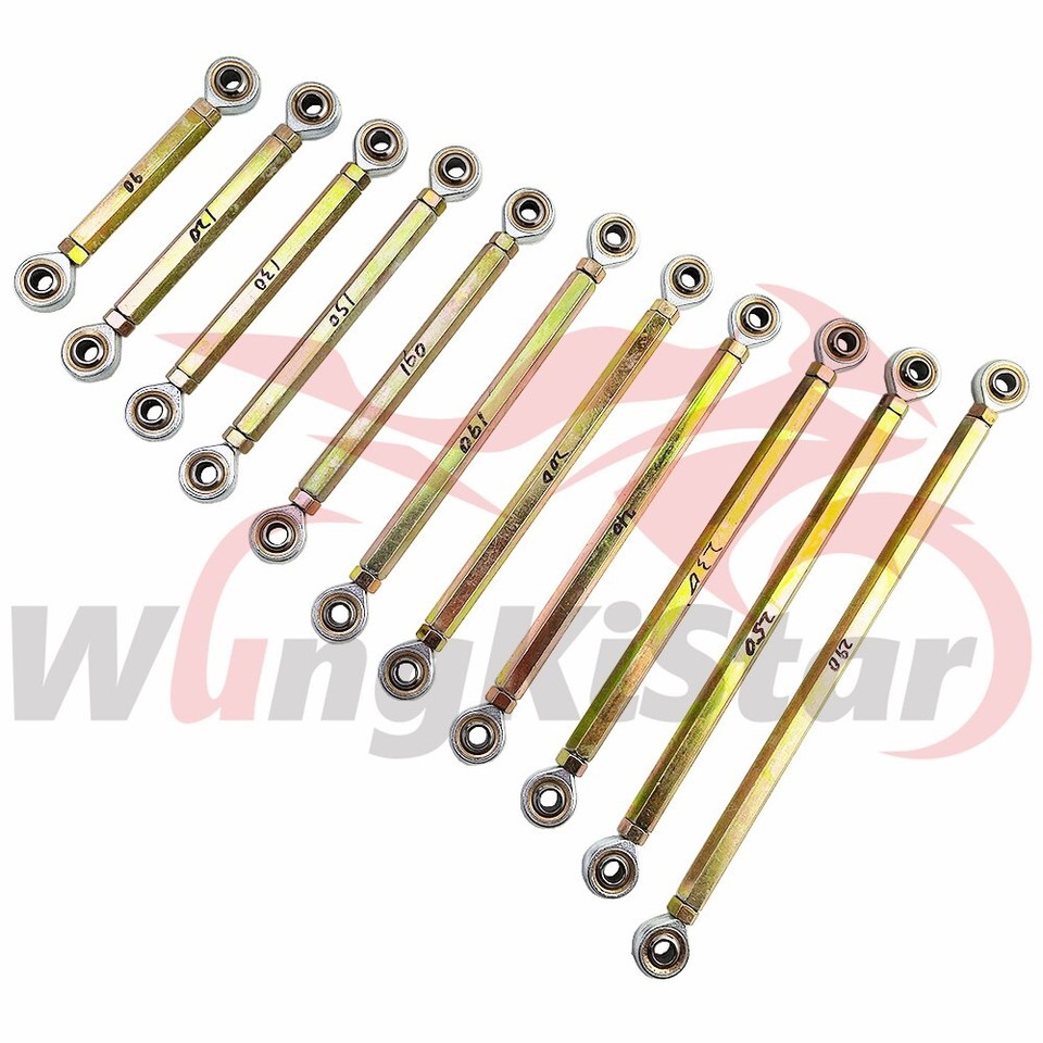 Steering Tie Bar 350mm/13.77" Linkage M10 SA Male Thread Kits Round ...