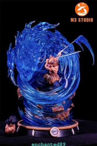 M3 Studio Demon Slayer Hashibira Inosuke GK Resin Painted Model Statue ...