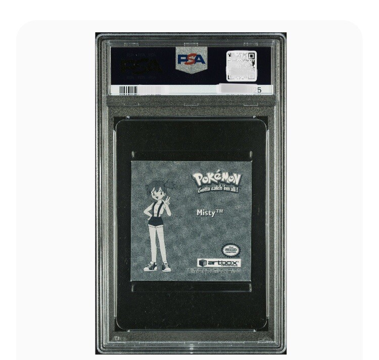 PSA 10 Gem Mint 1999 Sticker Misty ArtBox Series 1 Bonus Prism #PR38 ...