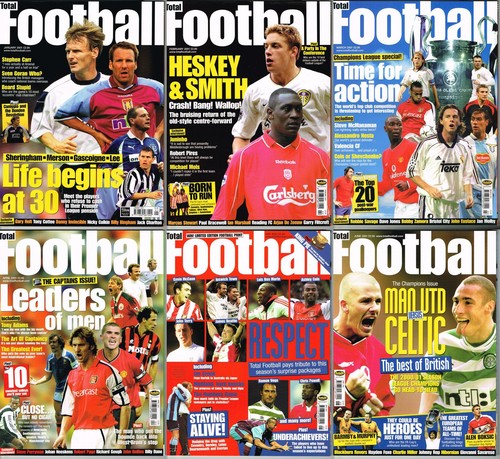 Total Football Magazine Back Issues 2001 | eBay UK