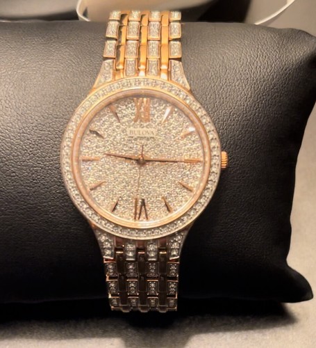 Bulova Pavé crystal Women's Watch - 98L235 for sale online | eBay