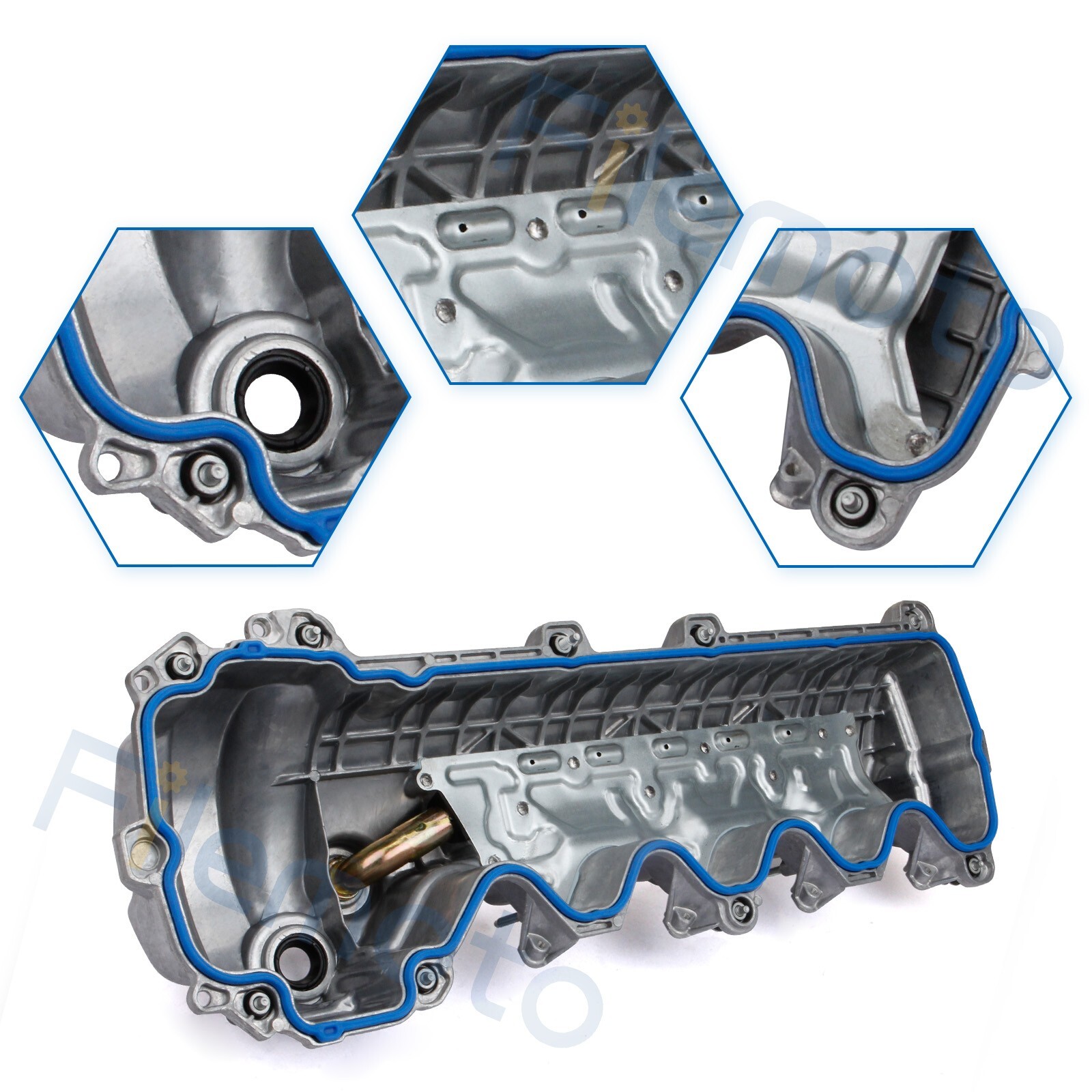 LH & RH Aluminum Engine Valve Cover for Ford Expedition Explorer ...