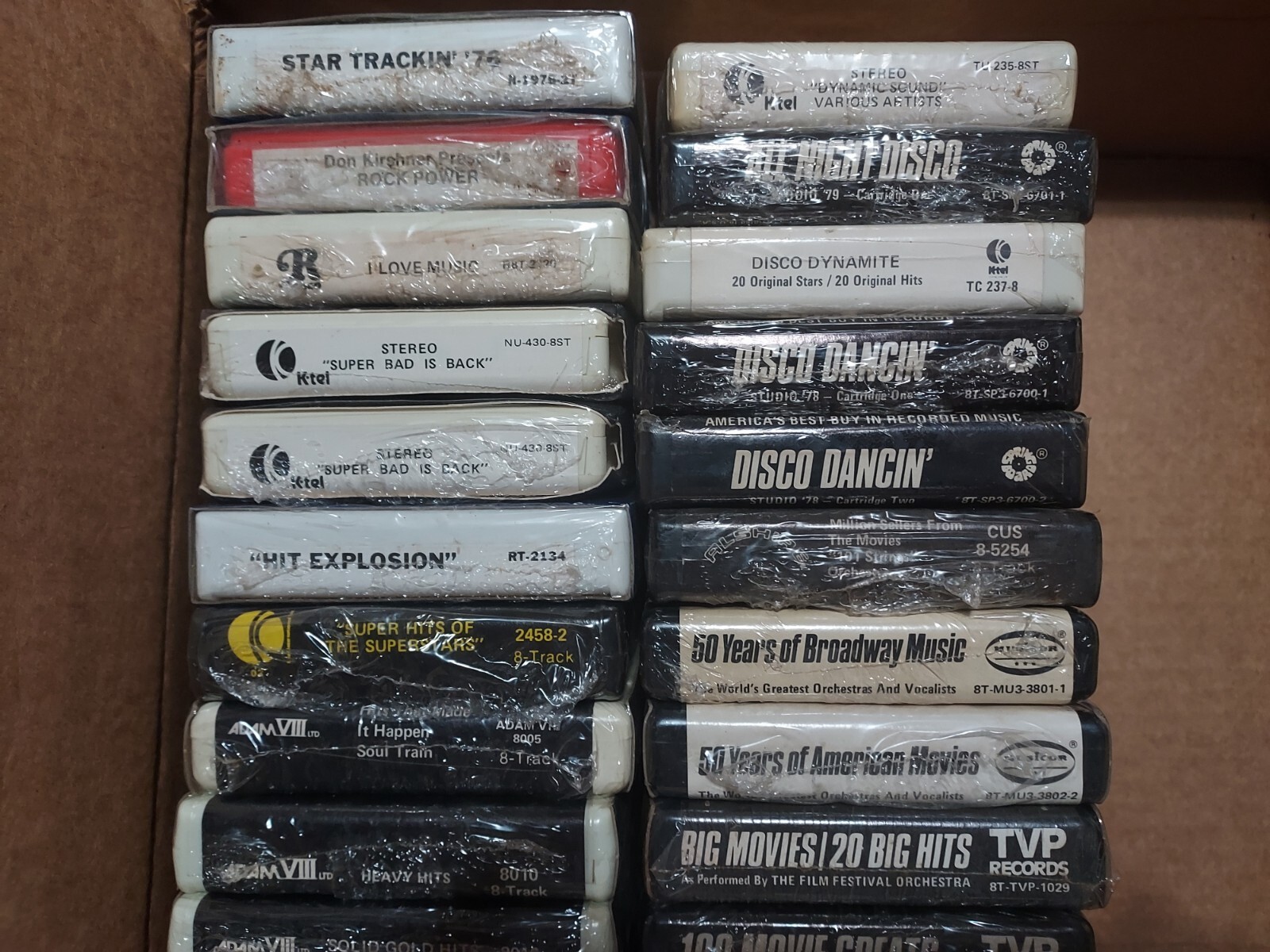 RARE 8 TRACK TAPES-$3 each of YOUR CHOICE-VARIOUS GENRE and ARTISTS-WE ...