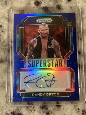 2022 Prizm WWE Signatures Blue Prizm Randy Orton Auto #31/49 | eBay