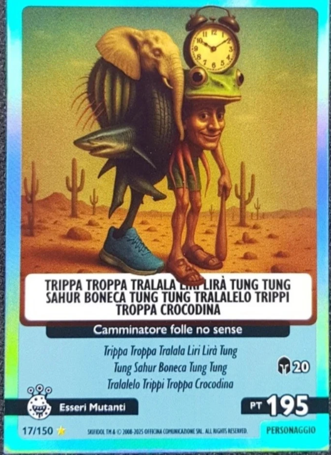 Carte skifidol brainrot italian card game trading brain rot rare cards ...