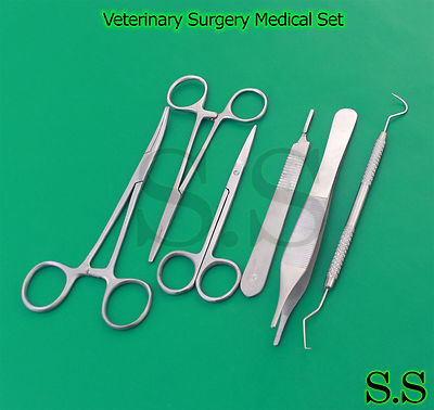 Veterinarian Tools Spay Kit Veterinary Surgical Instruments Set