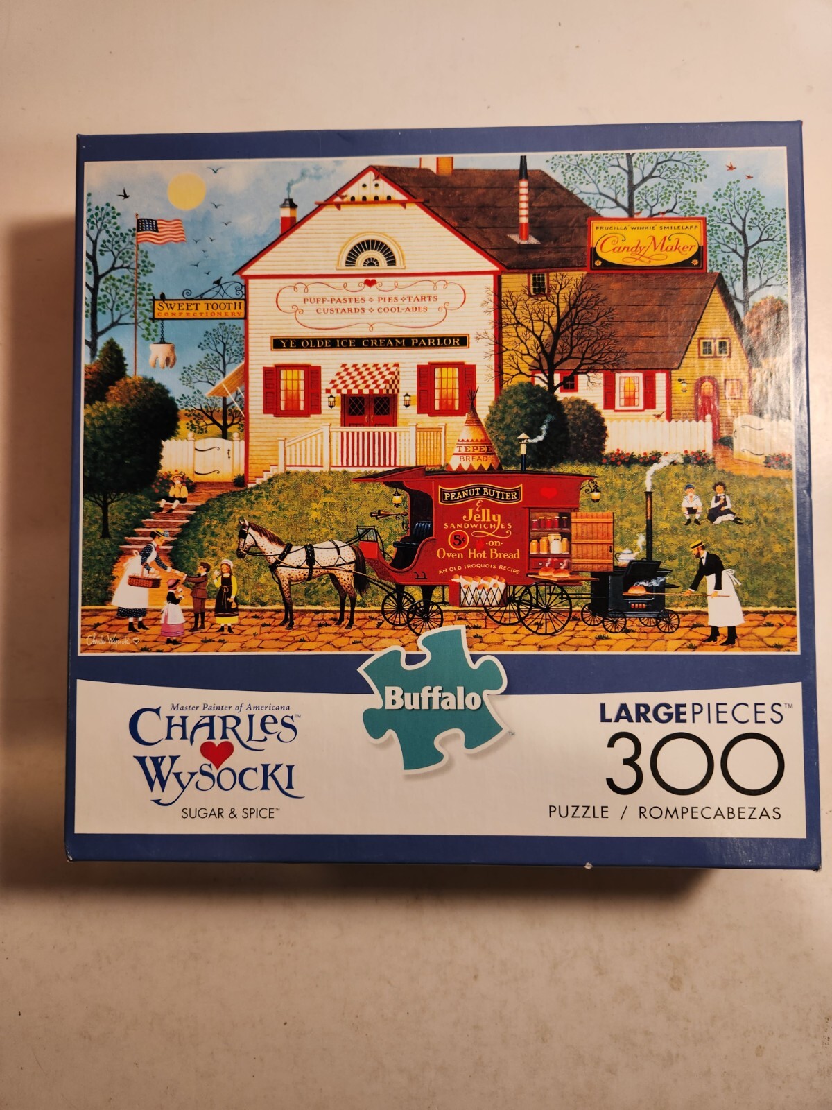 Charles Wysocki's 300 Large Piece Buffalo Games Puzzle SUGAR & SPICE ...