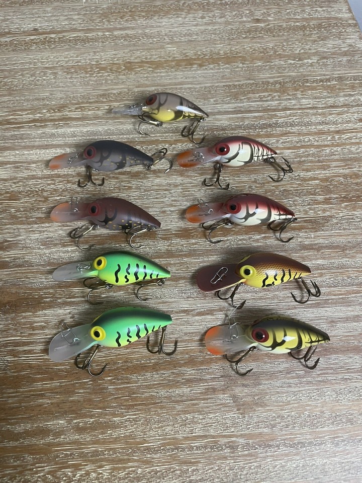 Storm Wiggle Wart Lot of 9 Crankbaits Phantom Craw Fire Tiger Colors | eBay