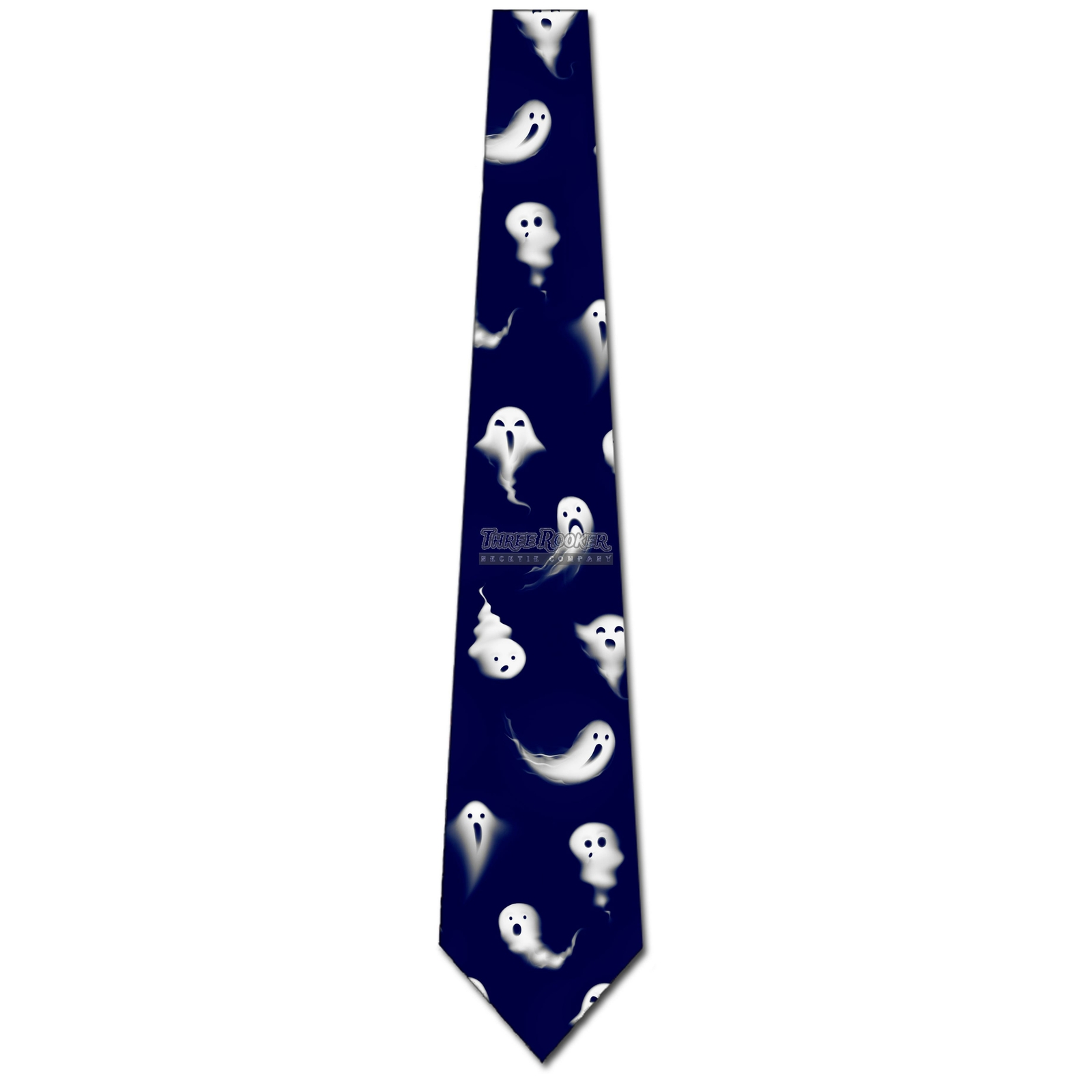 Ghost Ties Mens Halloween Neckties Navy Tie | eBay