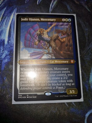 Jedit Ojanen, Mercenary NM ETCHED FOIL DMC MTG DOMINARIA UNITED ...