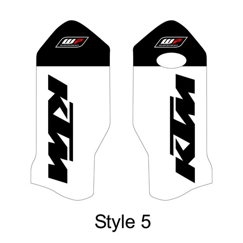 KTM fork guard decals 17-22 sxf mxc exc xcf 125-500 Style 5 Free ...