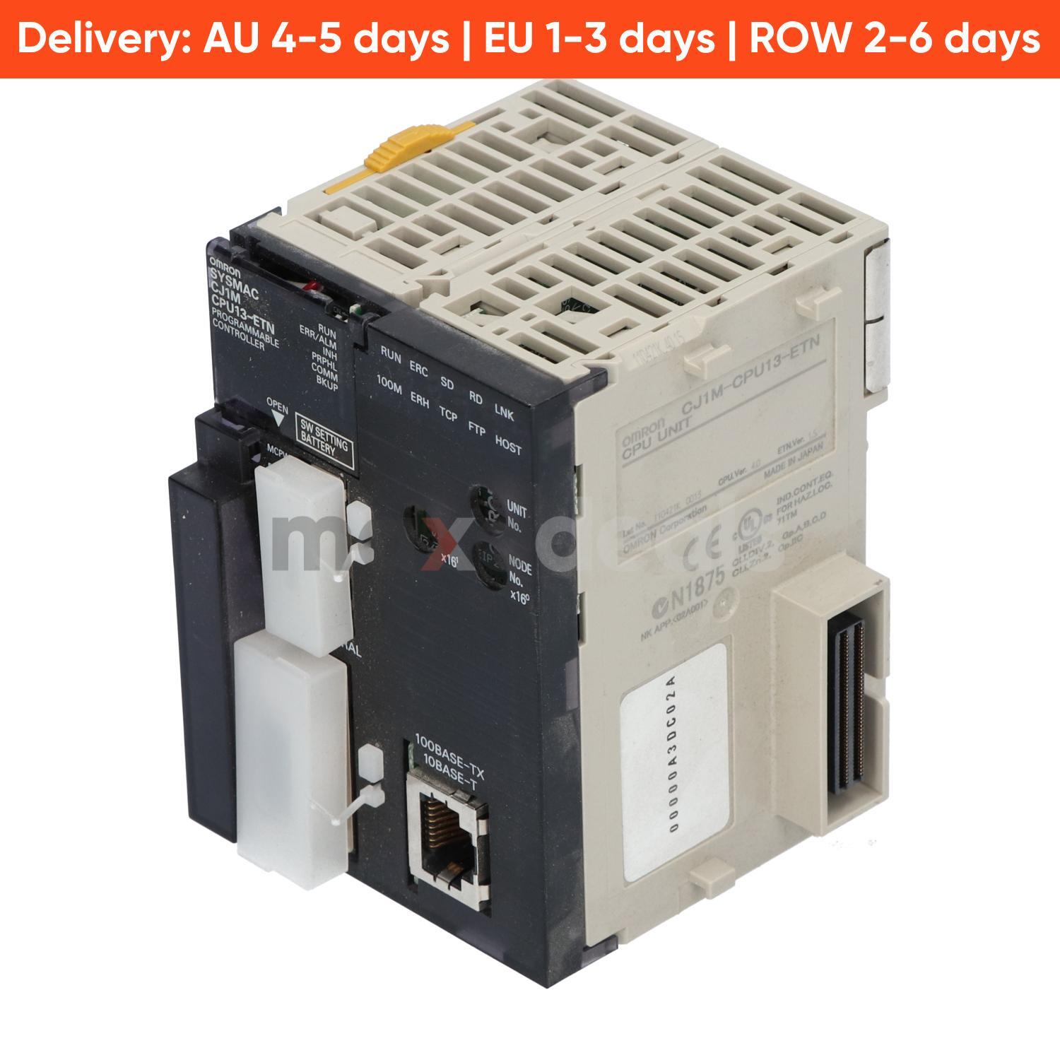 Omron CJ1M-CPU13-ETN Central Proccessing Unit Used UMP | eBay