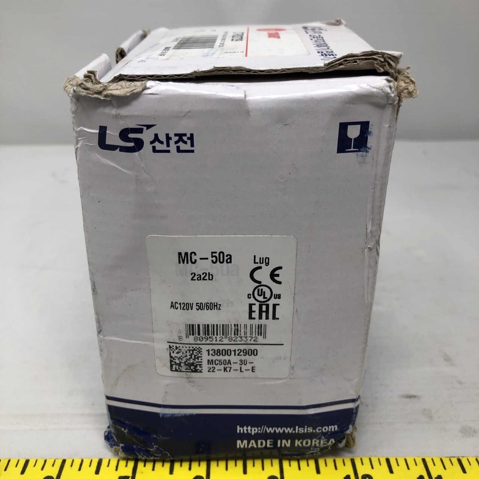 50 Amp Contactor 3 Pole 40 Hp@ 480v 24 VAC Coil Mc-50a LS Electric ...