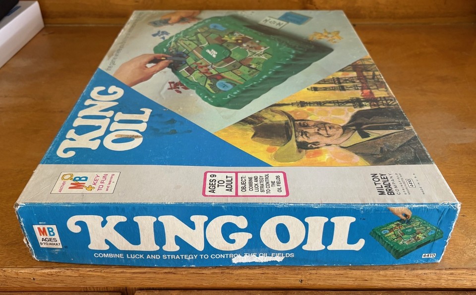 1974 King Oil Board Game by Milton Bradley Strategy Game With ...