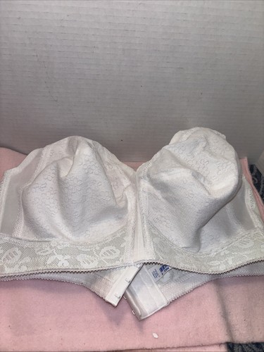NIB White Floral Lace Print Playtex 18 Hour Wireless Bra #20/27 Size ...