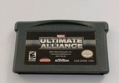Gameboy Advance Marvel Ultimate Alliance GBA Nintendo Game Cartridge ...