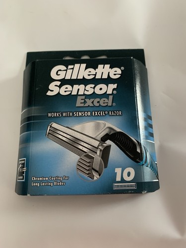 Gillette Sensor Excel Razor Blade Refill Cartridges (10 Count) | eBay