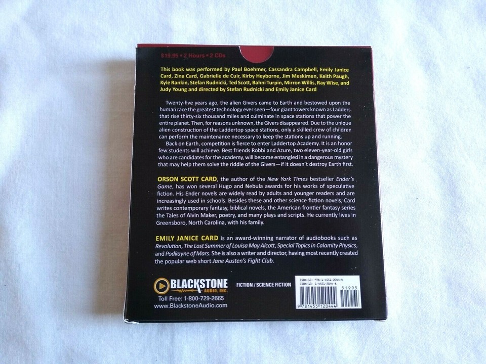Laddertop by Emily Janice Card Orson Scott Card 2011 Compact Disc CD ...