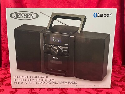 JENSEN: Bluetooth Music System (CD-785) Cassette/MP3/CD/Radio Player ...