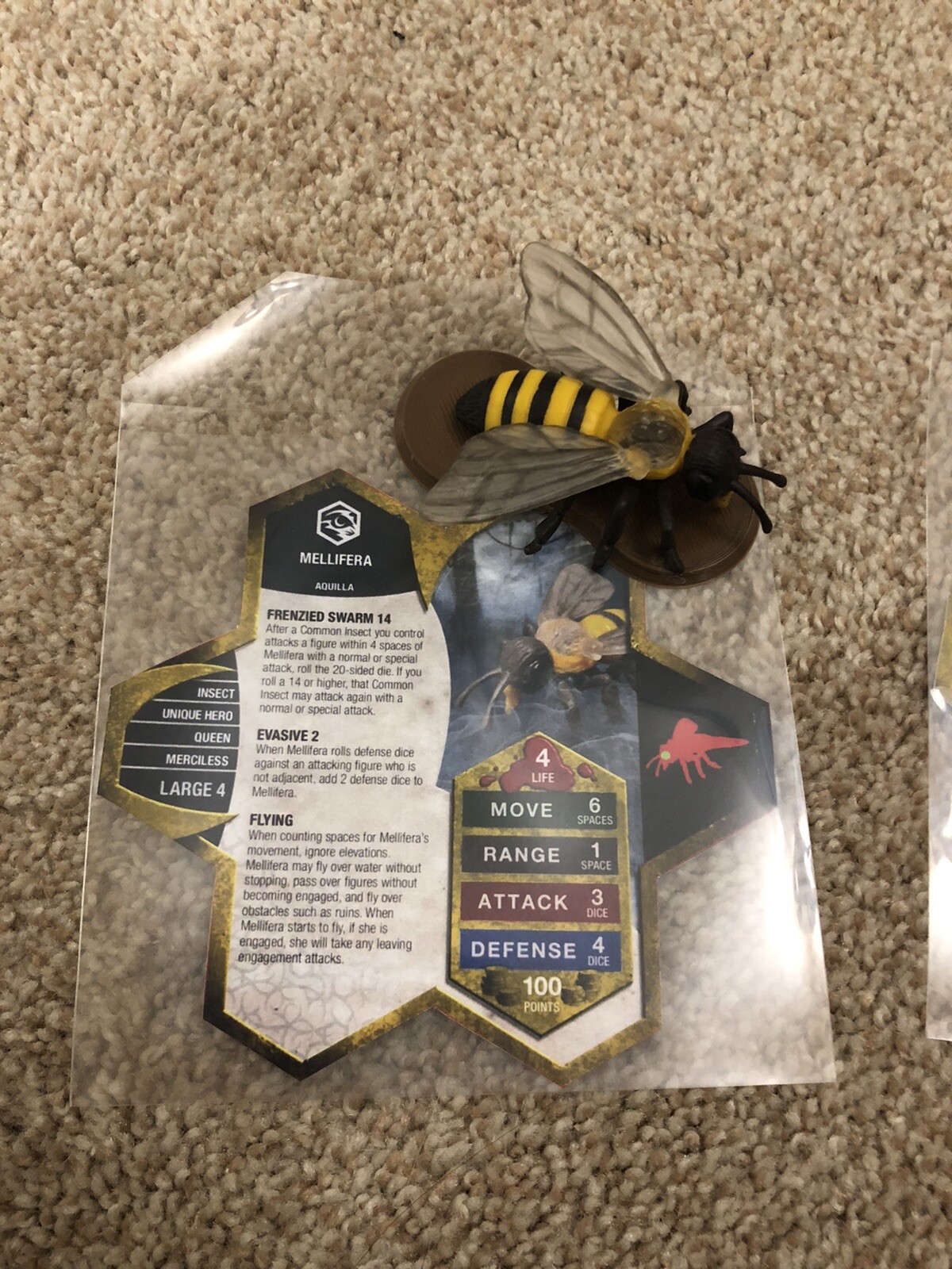 Heroscape Mellifera - Amberhive Protector Queen C3V Custom | eBay