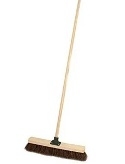Indoor Outdoor Soft Stiff Sweeping Brush Head Traditional Yard Broom ...