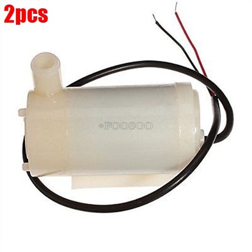 2Pcs Mini Micro Submersible Motor Pump Water Pumps Dc 3-6V 120L/H Low ...