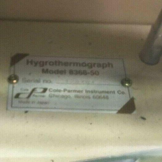 Cole-Parmer 8368-50 Hygrothermograph Temperature and Humidity Logger ...
