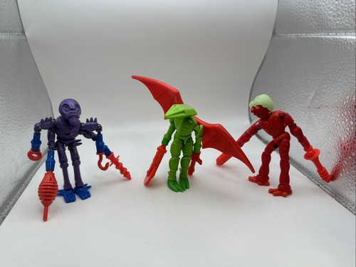 Vintage Mego Micronauts Antron, Membros, & Repto, Green Brains ...
