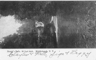 Middleburgh New York Boucks Falls Waterfront Antique Postcard K83848 | eBay