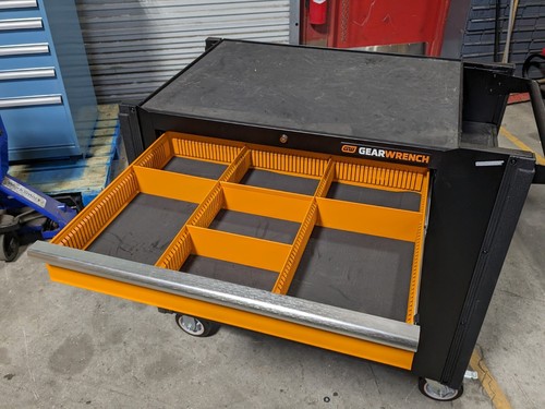 Gearwrench Mobile Work Station Tool Box Storage Cabinet 11 Drawer 83169 ...