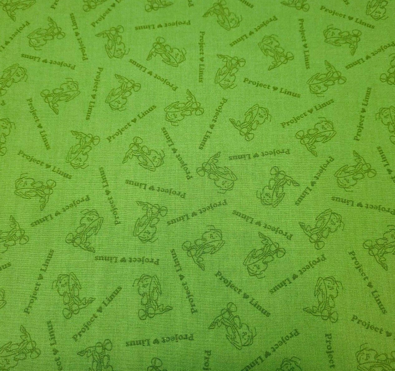 Project Linus Peanuts BTY Quilting Treasures Charlie Brown Snoopy Tonal ...