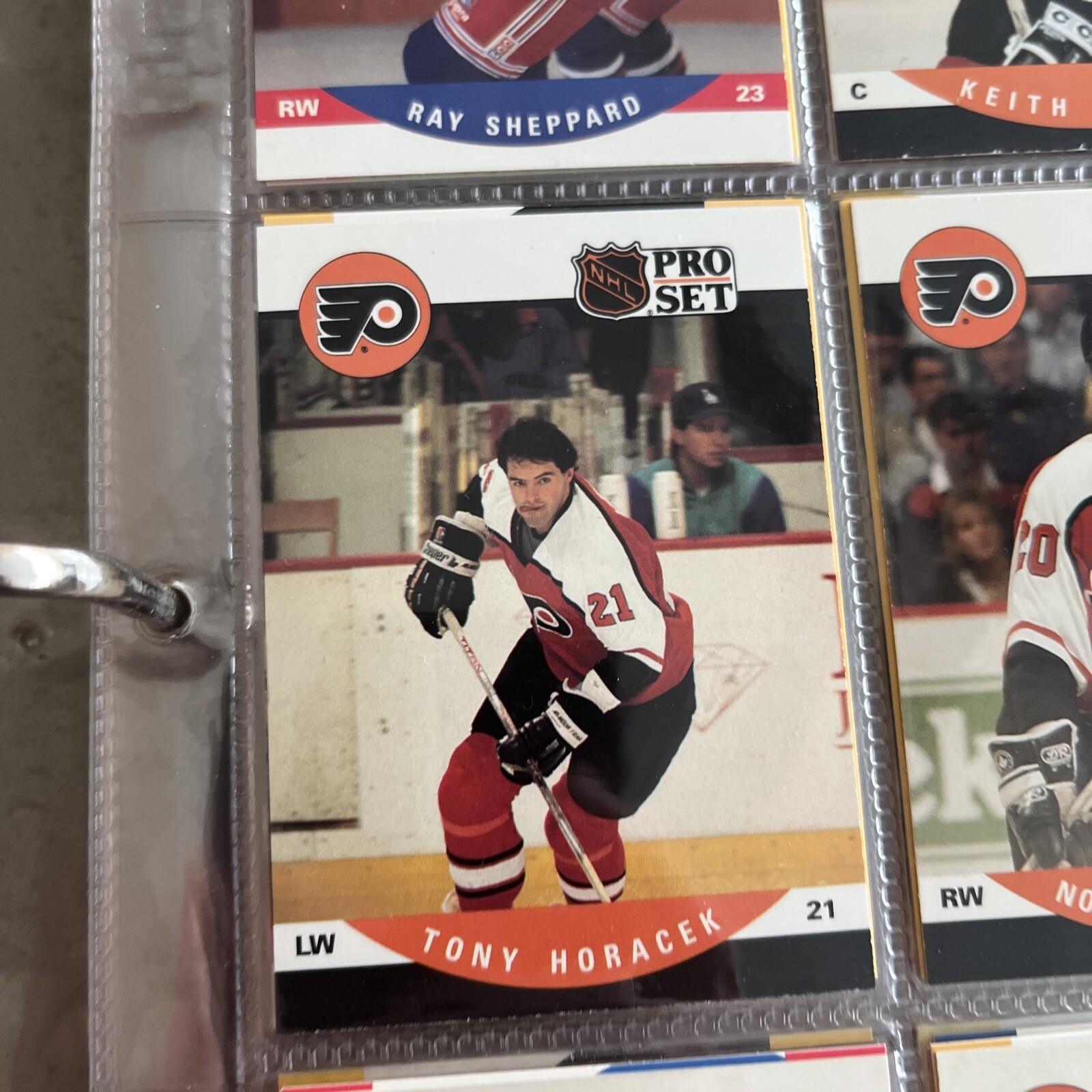 1990-91 Pro Set Hockey Card Tony Horacek Philadelphia Flyers #499 | eBay