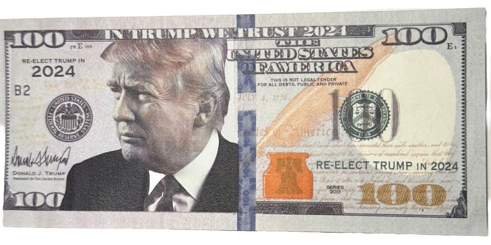 Pack of 10 Donald Trump $100 Presidential Collectible Novelty Dollar ...