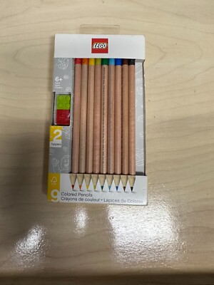 Lego pack of 9 colored pencils school supplies stationary Writing ...