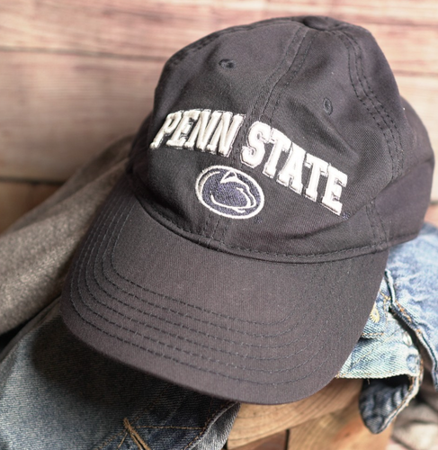 Penn State Nittany Lions Legacy Strapback Dad Hat Cotton Blue ...