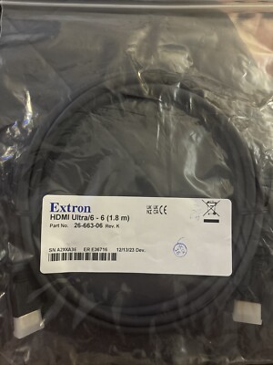 Extron 26-663-06 Ultra Series HDMI Cable 6ft (1.8m) | eBay