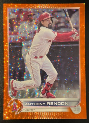 Anthony Rendon 2022 Topps Series 2 Orange Foil #/299 Los Angeles Angels ...