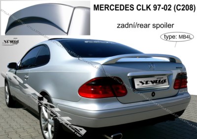SPOILER REAR TRUNK BOOT TAILGATE MERCEDES CLK W208 C208 WING ...