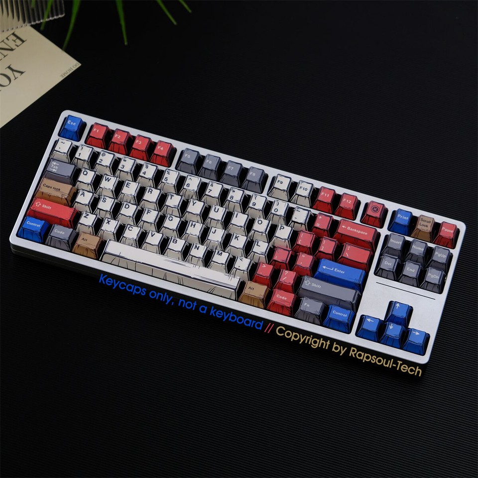 Hand-drawn Style Keycaps Set Stylish PBT For Cherry MX Mechanical ...
