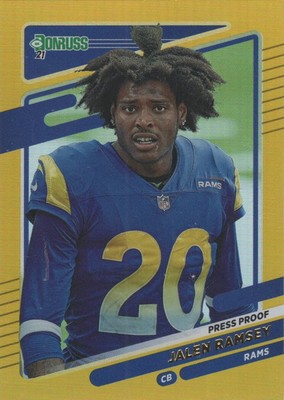 2021 Panini Donruss Jalen Ramsey Gold Holo Press Proof | eBay