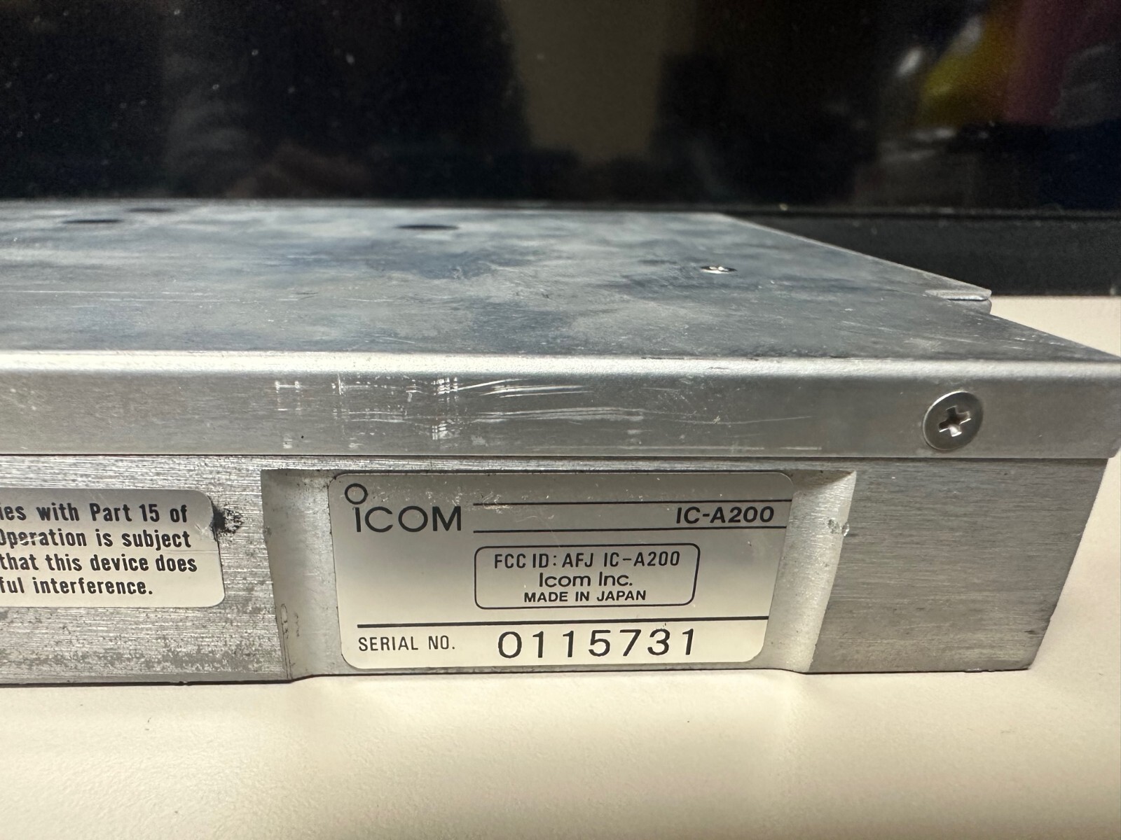 Icom IC A200 14 VDC VHF Comm Radio for sale online | eBay