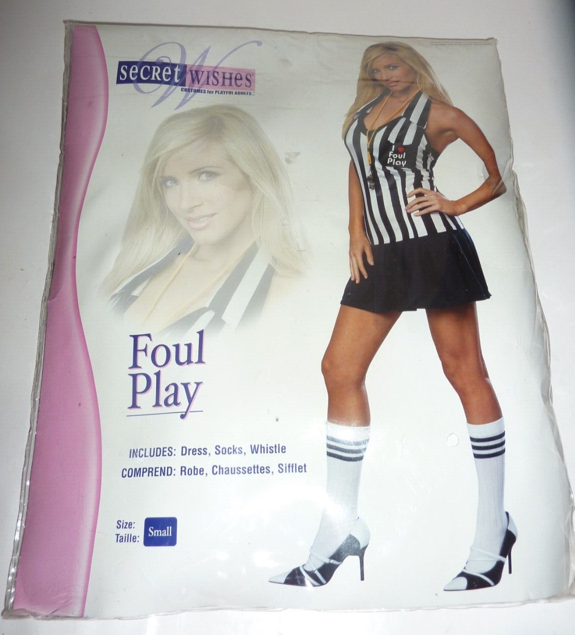 Sexy Referee Secret Wishes Women's Halloween Adult Costume Cosplay ...