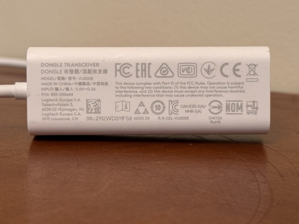 Logitech VU0058 ETHERNET Dongle Transceiver For Cat5e Kit and Scribe | eBay